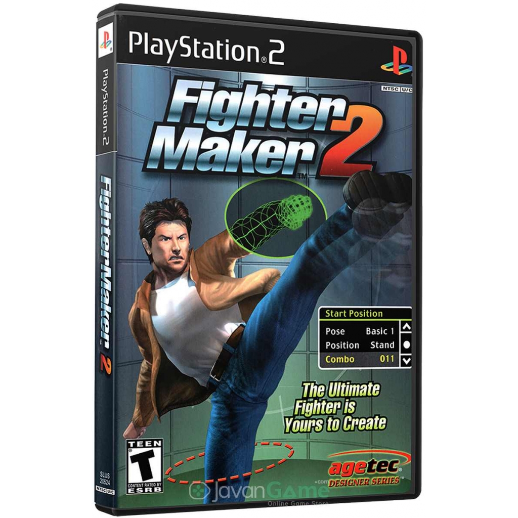 خرید بازی Fighter Maker 2 برای PS2 - جوان گیم - بازی پلی استیشن 2