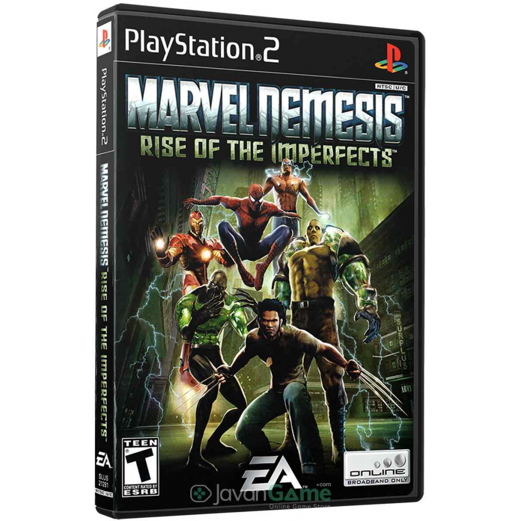 خرید بازی Marvel Nemesis - Rise of the Imperfects برای PS2 - جوان گیم