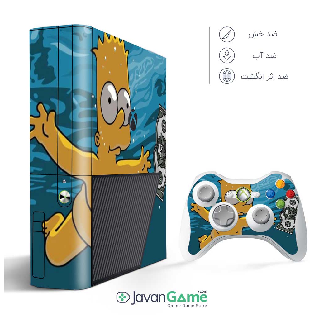 خرید اسکین Xbox 360 Super Slim طرح SIMPSONS - جوان گیم