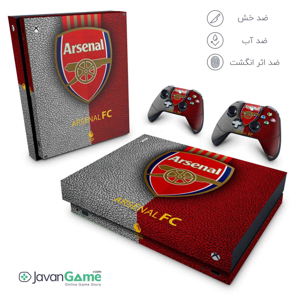 خرید اسکین Xbox One X طرح Arsenal Football Club - جوان گیم